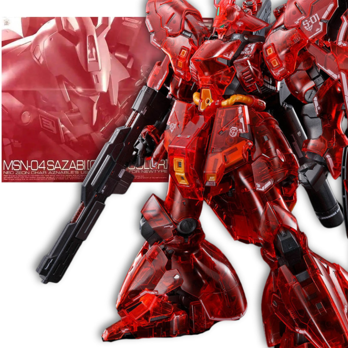 RG 1/144 Sazabi Clear Color – Union Gundam