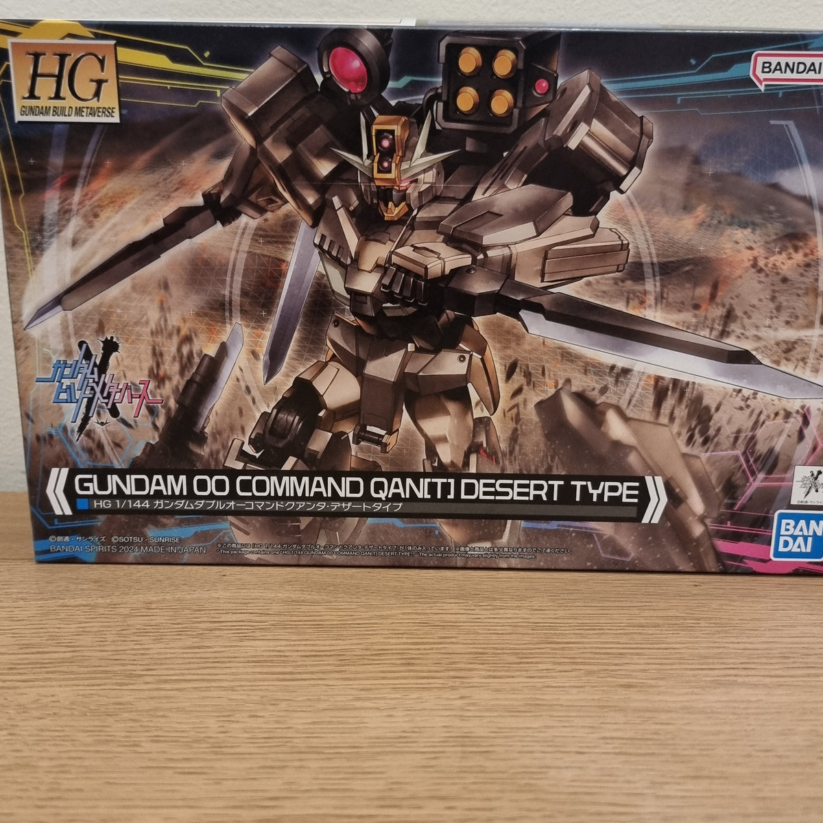 HG 1/144 Gundam Double O Command Quanta Desert Type - Damaged Box (2 ...